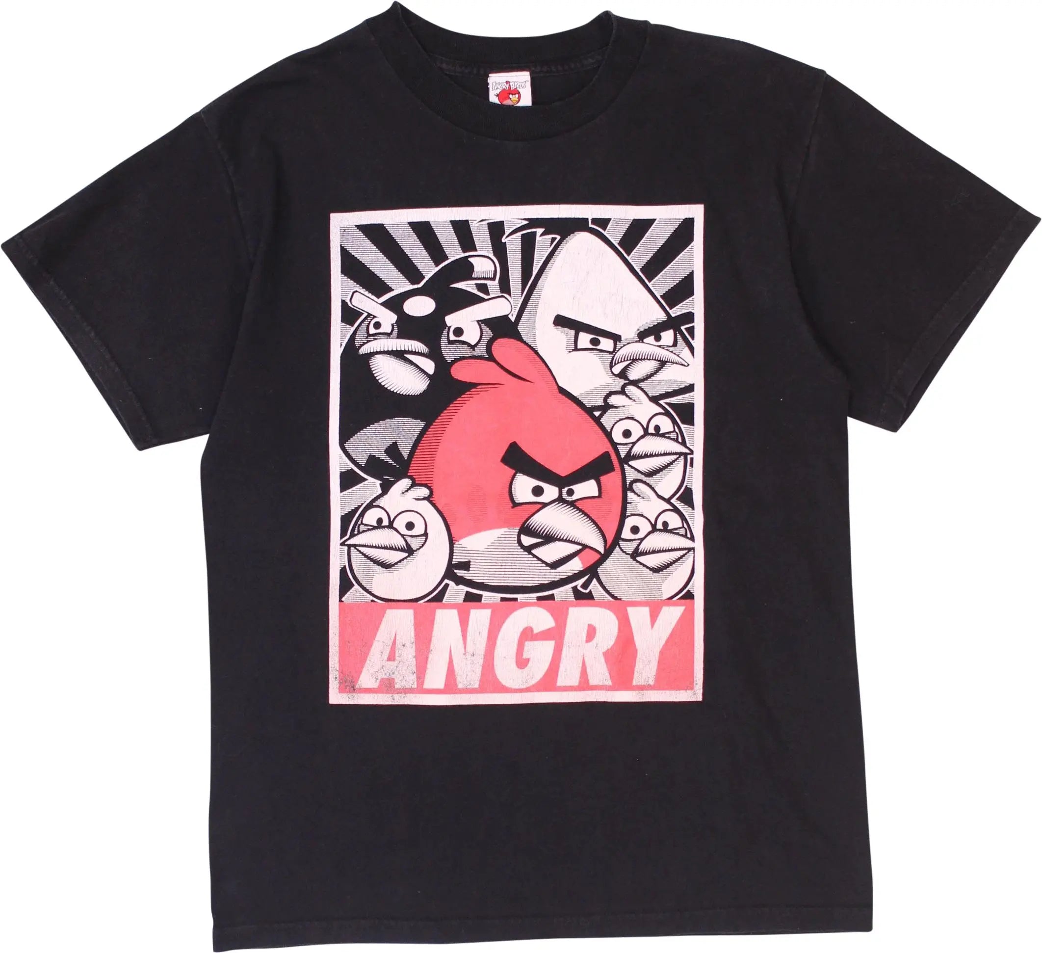 Angry Birds Shirts Angry Birds' Charcoal & Grey Long Sleeve Top Boys