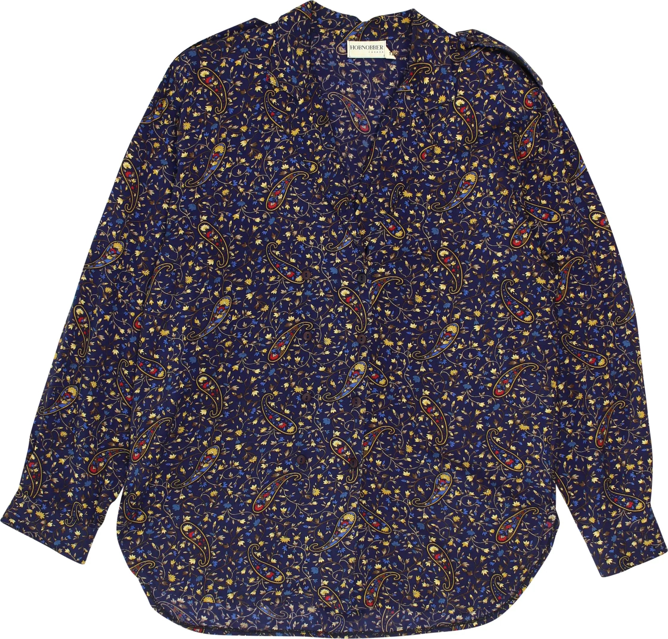 70s Double Breasted Blouse with Shoulder Pads | ThriftTale