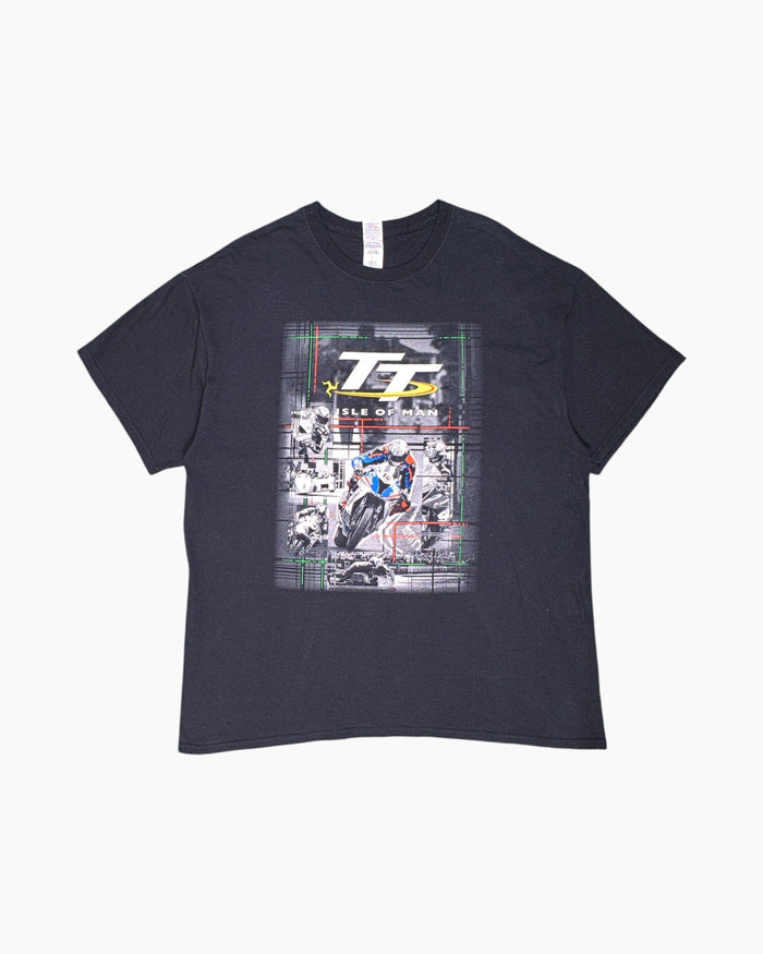 Pre-owned GILDAN Graphic T-Shirt XL Streetwear – Black Isle of Man TT ...