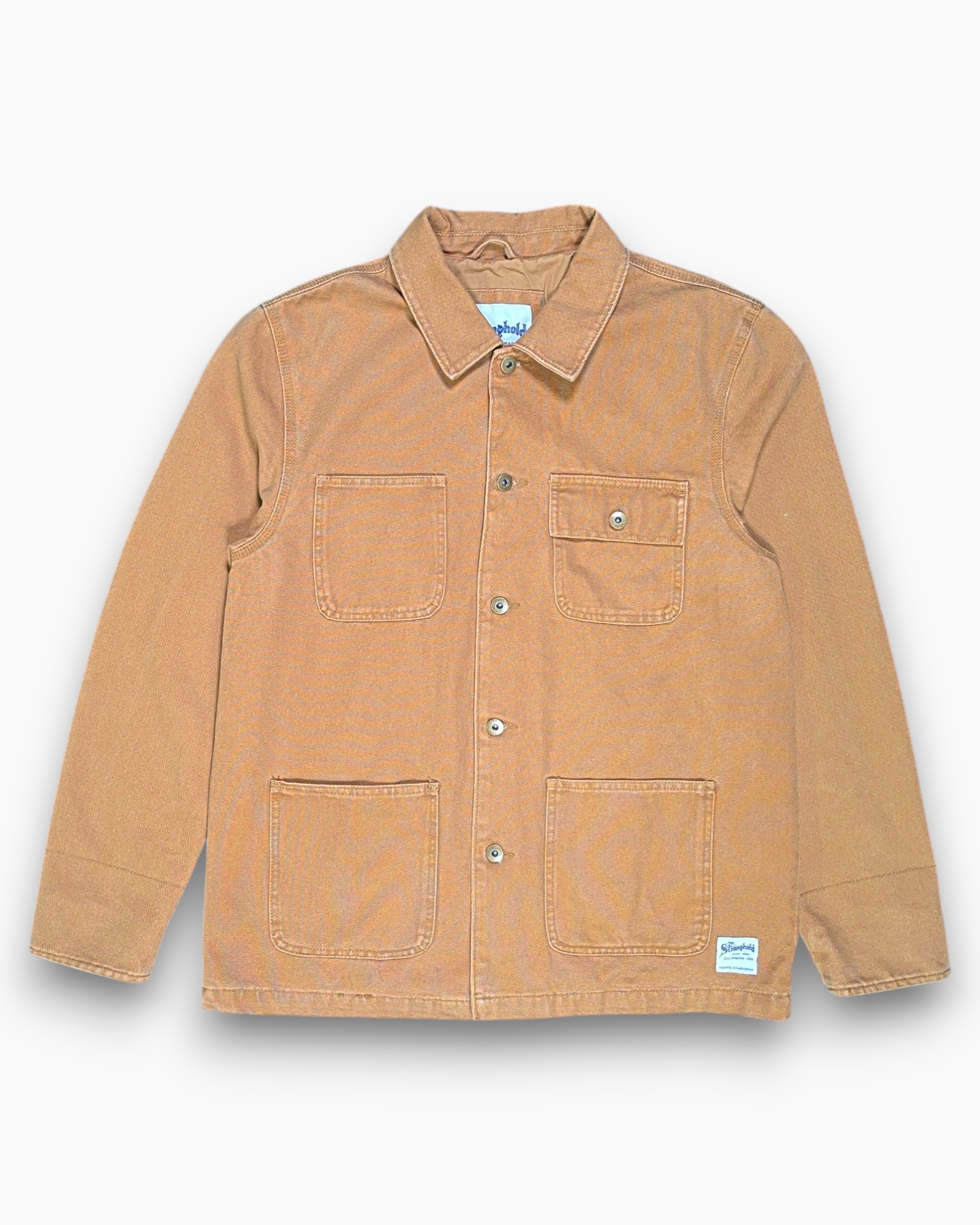 Pre-owned The Stronghold Work Jacket L Workwear – Brown Patch Pockets ...